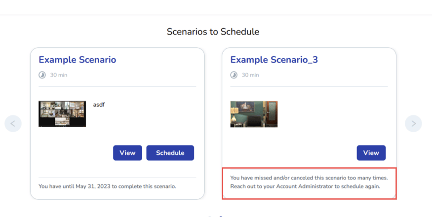 Why can't I schedule my session?