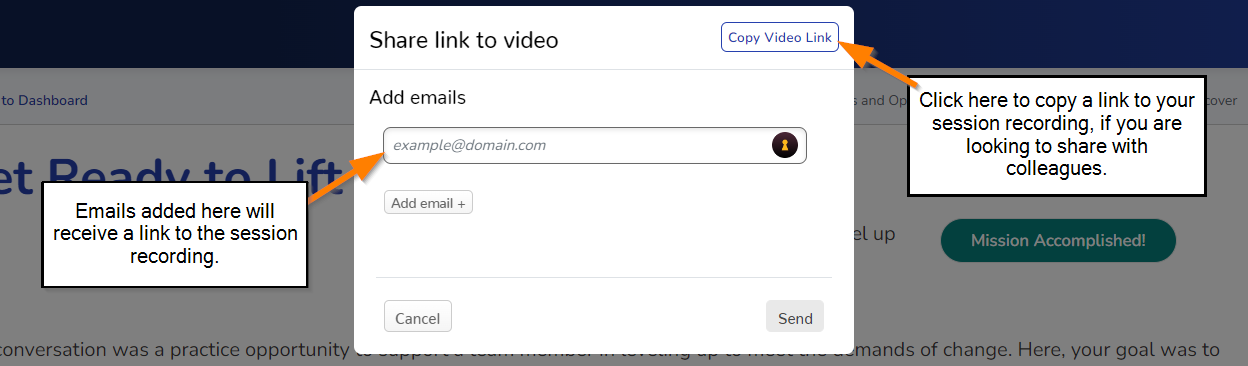 Viewing, Sharing, and Downloading a Simulation Recording