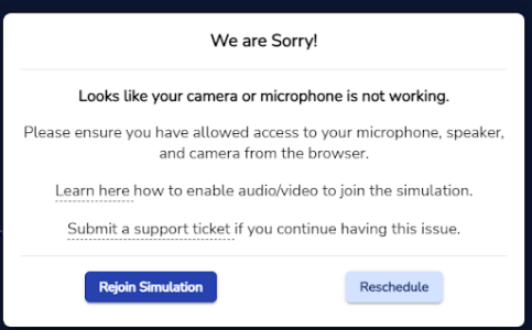 Mursion Magic Simulation Troubleshooting