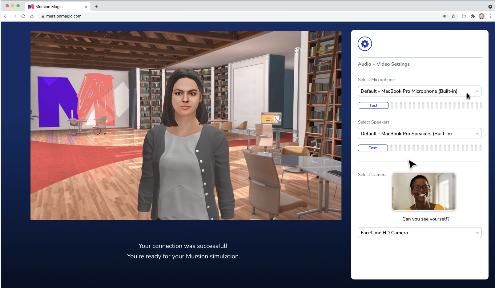 Mursion Magic - Test your Connection